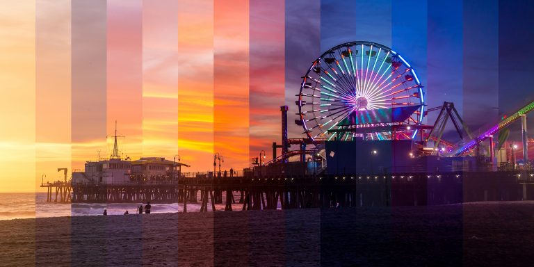 Santa Monica Pier Sunset Slices Timelapse - Top Magazin Dresden